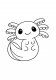 Axolotl coloring pages