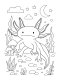 Axolotl coloring pages