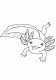 Axolotl coloring pages