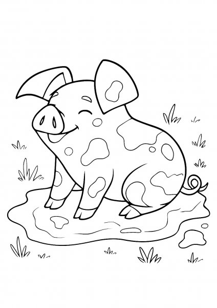 Baby Pig coloring pages