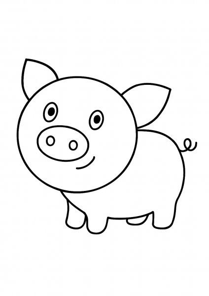 Baby Pig coloring pages