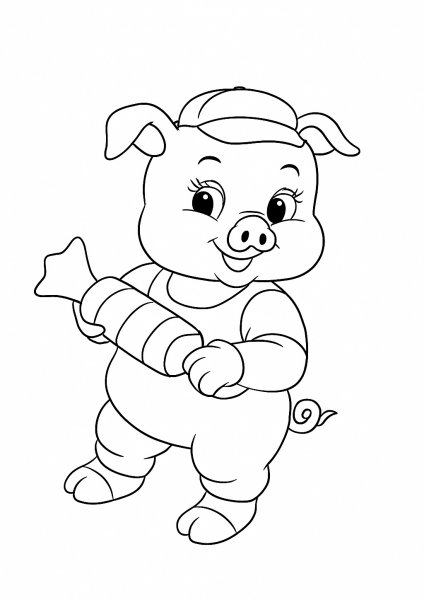 Baby Pig coloring pages