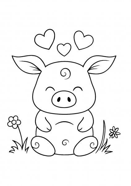 Baby Pig coloring pages
