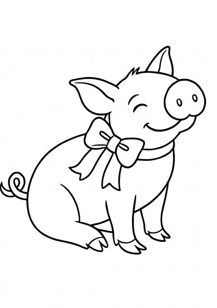 Baby Pig coloring pages