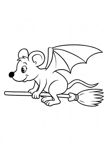 Bat coloring pages