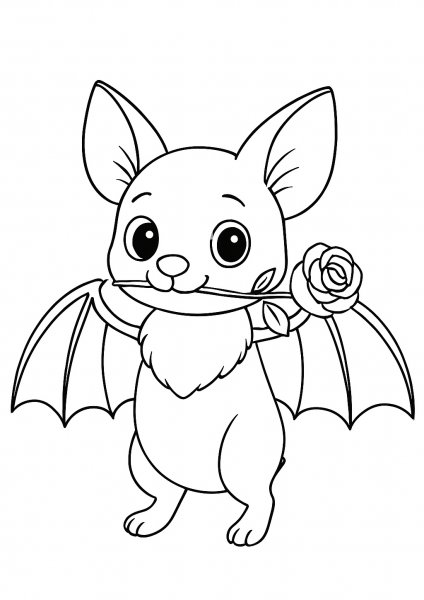 Bat coloring pages
