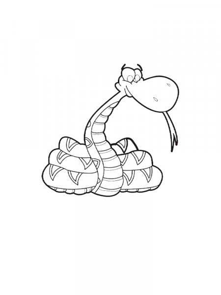 Boa constrictor coloring pages