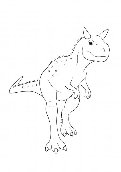 Carnotaurus coloring pages