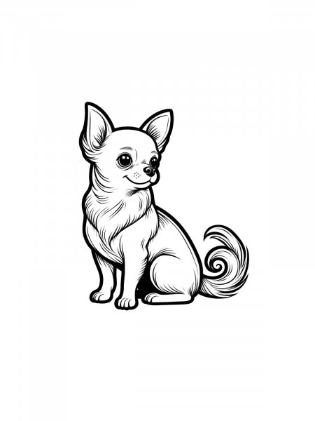 Chihuahua coloring pages