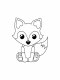 Cute Fox coloring pages