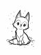 Cute Fox coloring pages