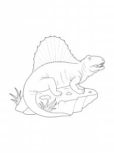 Dimetrodon coloring pages