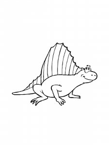 Dimetrodon coloring pages