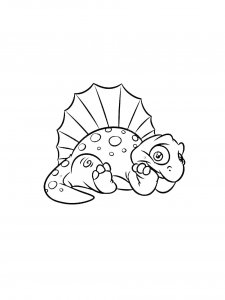 Dimetrodon coloring pages