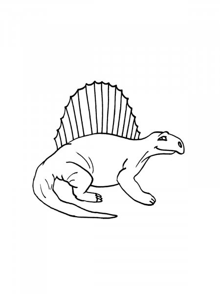 Dimetrodon coloring pages