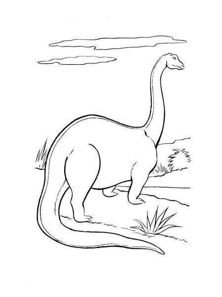 Diplodocus coloring pages