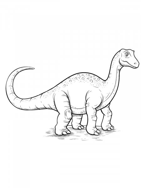 Diplodocus coloring pages