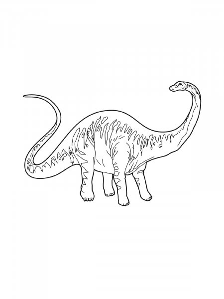 Diplodocus coloring pages