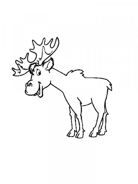 Elk coloring pages