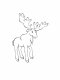 Elk coloring pages