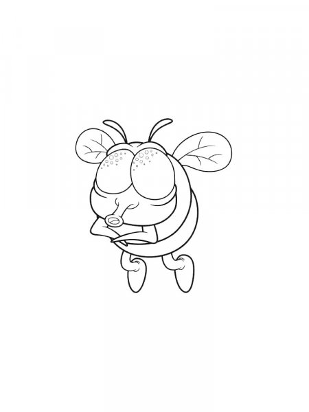 Fly Coloring Pages (Free Printables for Kids)