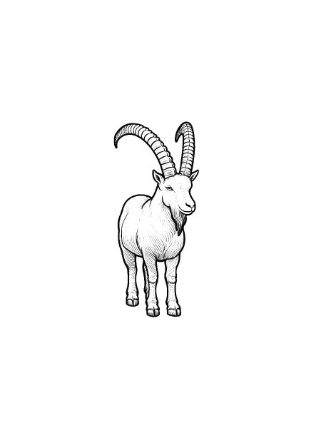 Ibex coloring pages