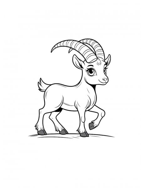Ibex coloring pages