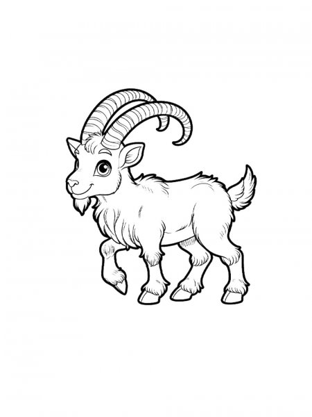 Ibex coloring pages