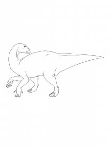 Iguanodon coloring pages
