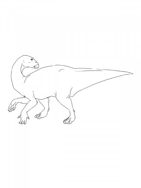 Iguanodon coloring pages