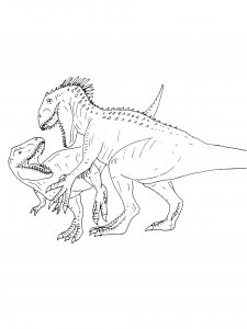 Indominus coloring pages