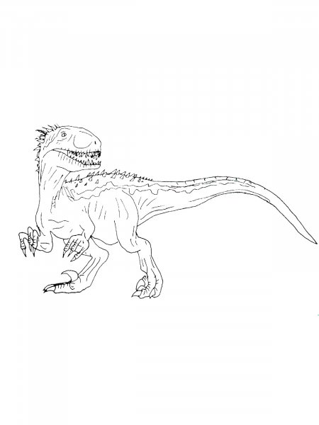 Indoraptor coloring pages
