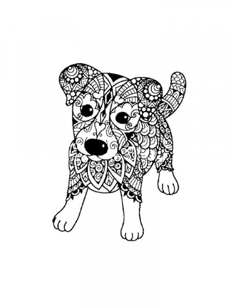 Jack Russell Terrier coloring pages