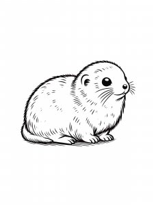 Lemming coloring pages
