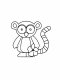 Lemur coloring pages