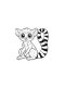 Lemur coloring pages