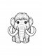 Mammoth coloring pages