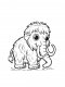 Mammoth coloring pages