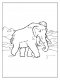 Mammoth coloring pages