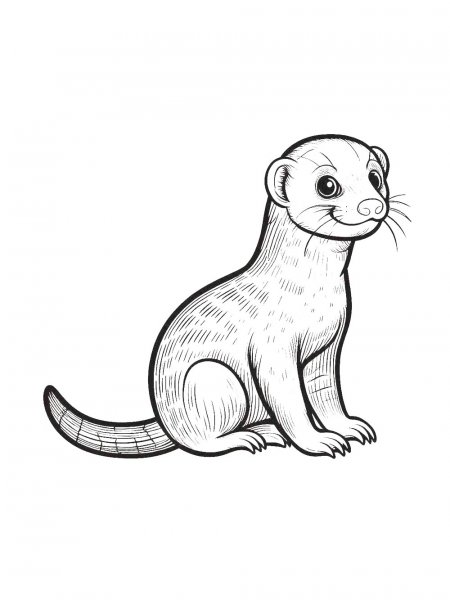 Mongoose coloring pages