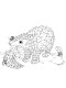 Pangolin coloring pages