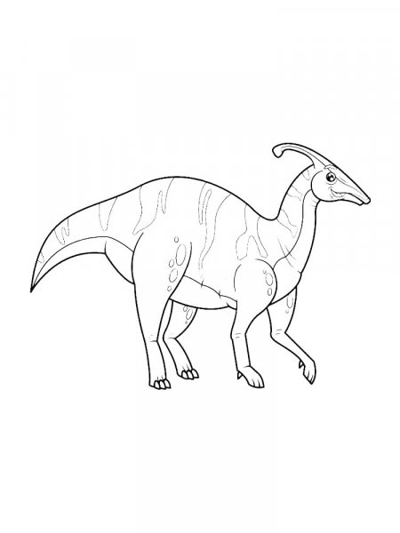 Parasaurolophus coloring pages