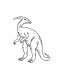 Parasaurolophus coloring pages
