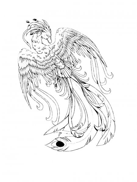 Phoenix coloring pages