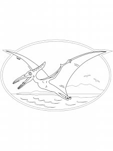 Pteranodon coloring pages
