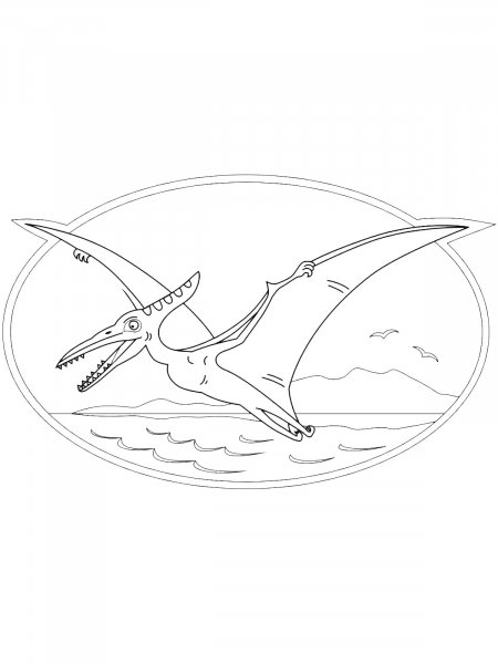 Pteranodon coloring pages