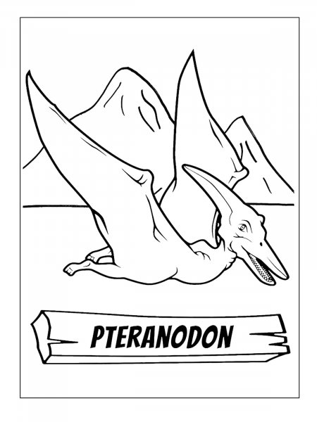 Pteranodon coloring pages