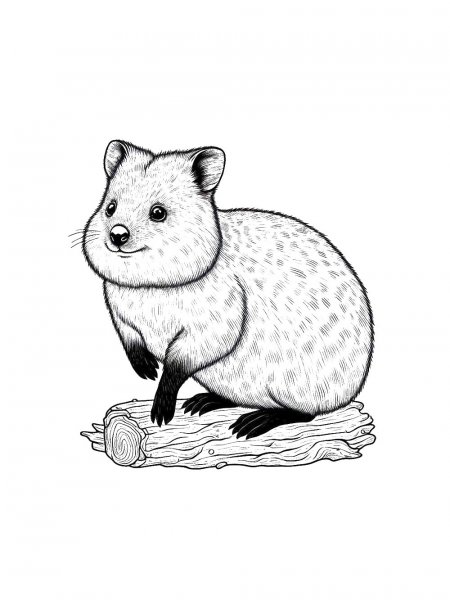 Quokka Coloring Pages (Free Printables for Kids)