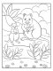 Quokka coloring pages