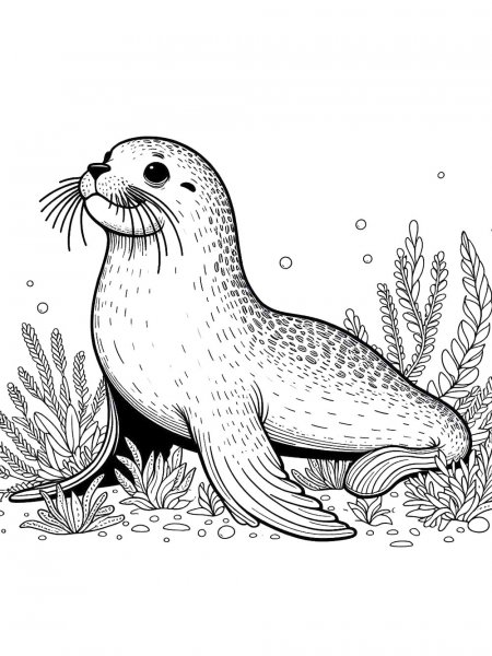 Sea Lion coloring pages
